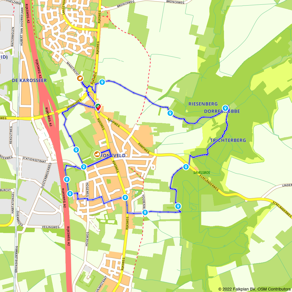 Walking through Gronsveld and surroundings - Eijsden-Margraten - Hiking ...