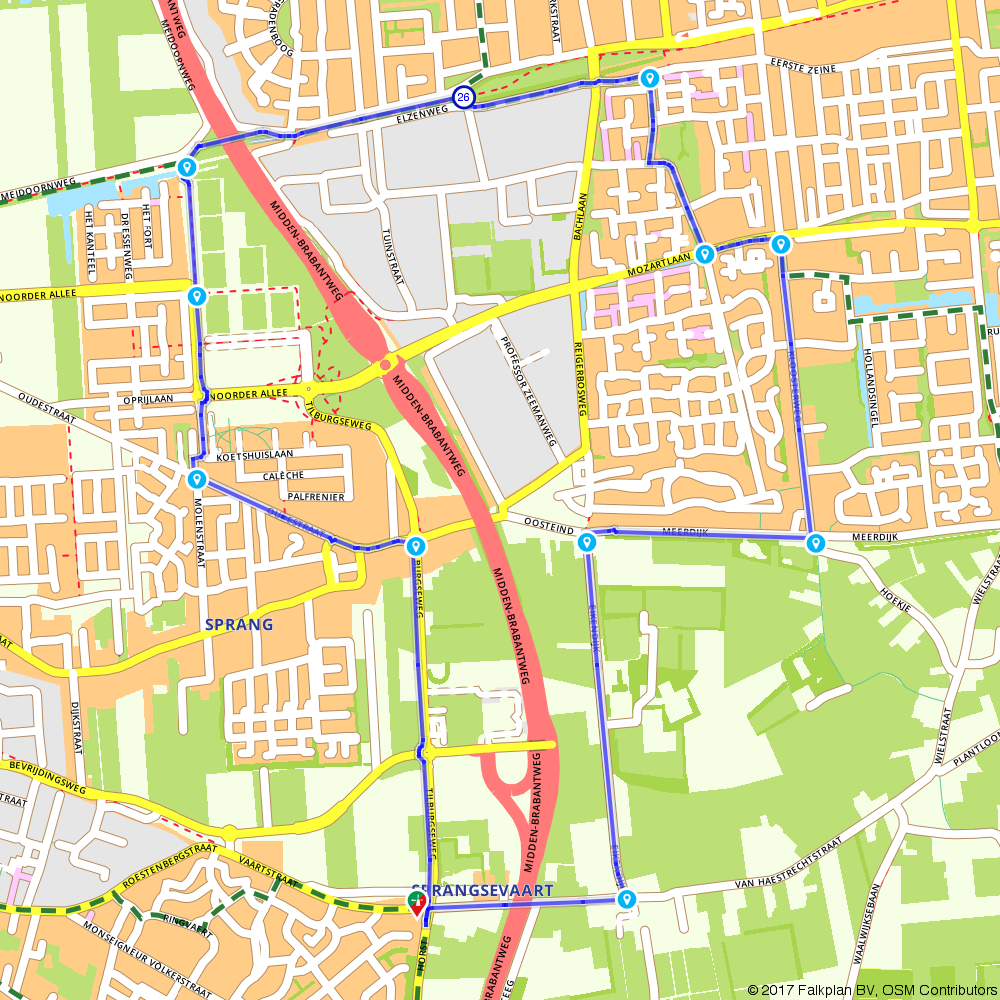 Van Kaatsheuvel naar Sprang-Capelle - Loon op Zand - Wandelroute | Route.nl