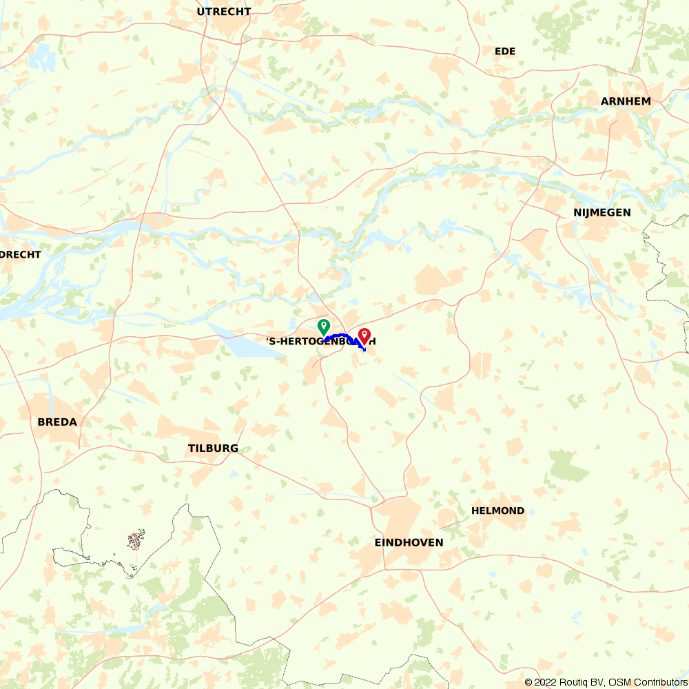 around berlicum den bosch - 's-Hertogenbosch - Hiking route | Route.nl