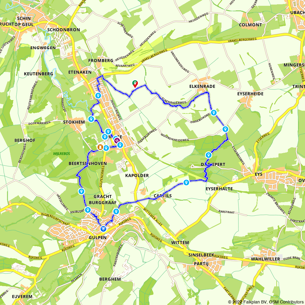 Walking through Gulpen and surroundings - Gulpen-Wittem - Hiking route ...