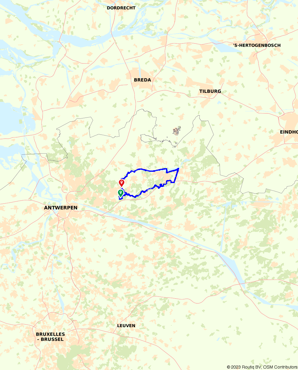 kempenroute - Zoersel - Fietsroute | Route.nl