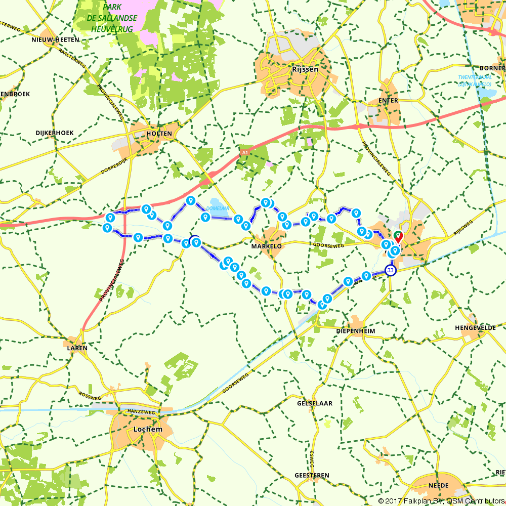 The Schipbeek route- 1- 35 km - Hof van Twente - Cycling route | Route.nl