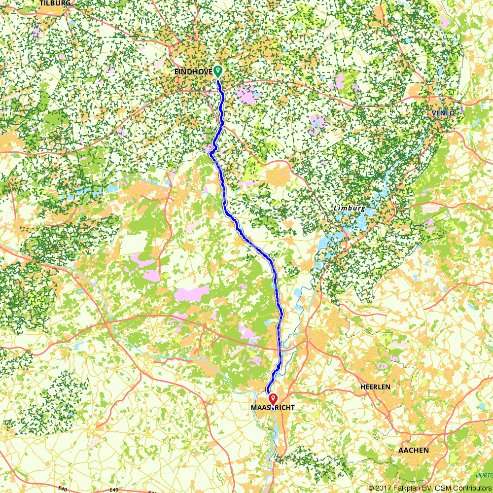 From Geldrop to Maastricht - Geldrop-Mierlo - Hiking route | Route.nl