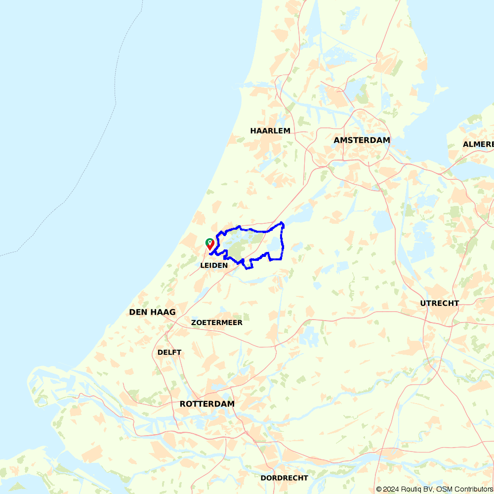 745479 52km round Oegstgeest via Kaag and Wijde Aa