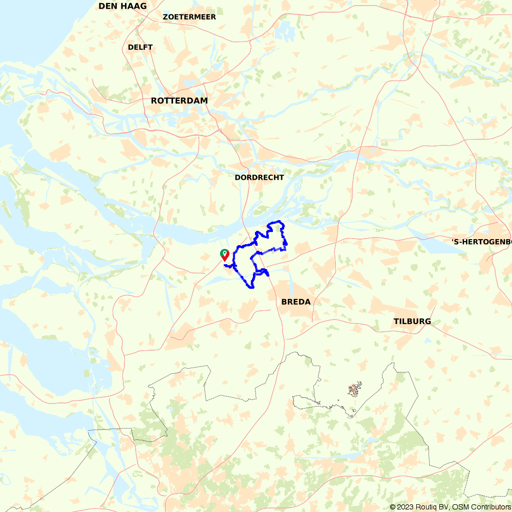 Uitwaaien in de Brabantse polders - Moerdijk - Fietsroute | Route.nl