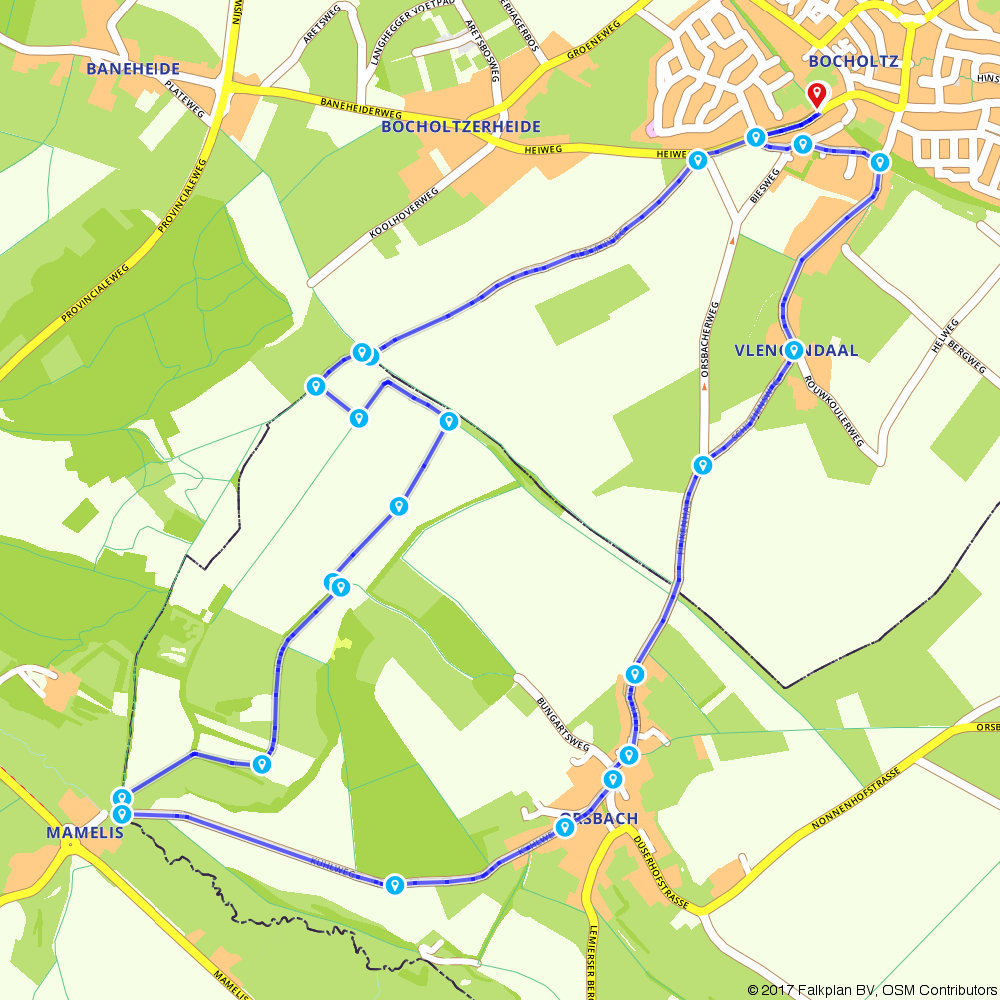 Rondje Bocholtz - Orsbach - Simpelveld - Wandelroute | Route.nl