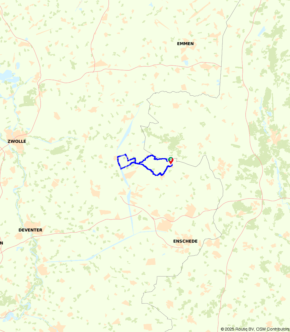 Tour of Tubbergen and Engbertsdijksvenen - Tubbergen - Cycling route ...