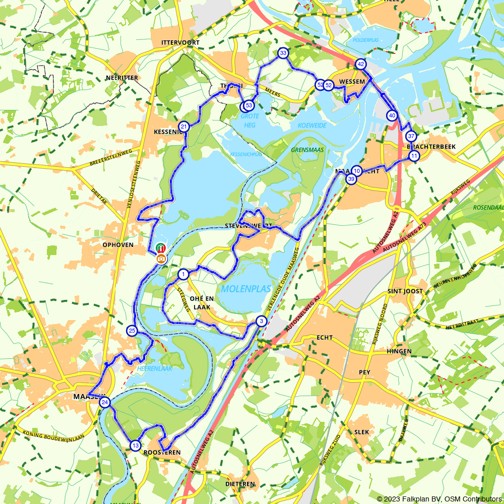 The string of Maas villages, wandering between water and history ...