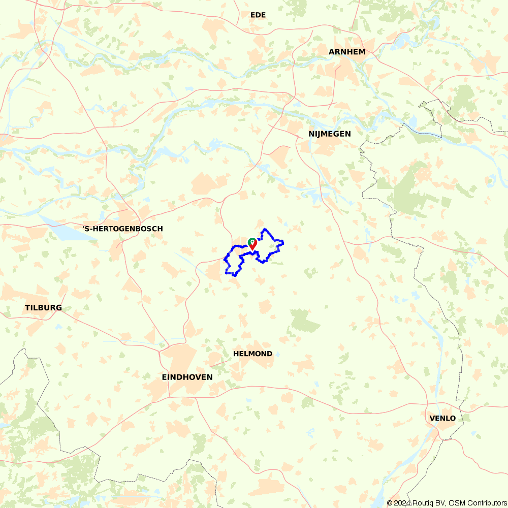 Cycling around Volkel - Uden - Cycling route | Route.nl