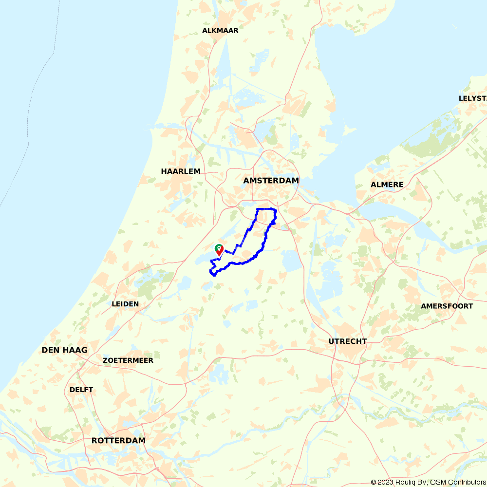 Amstelland Veenpolder route - Aalsmeer - Cycling route | Route.nl