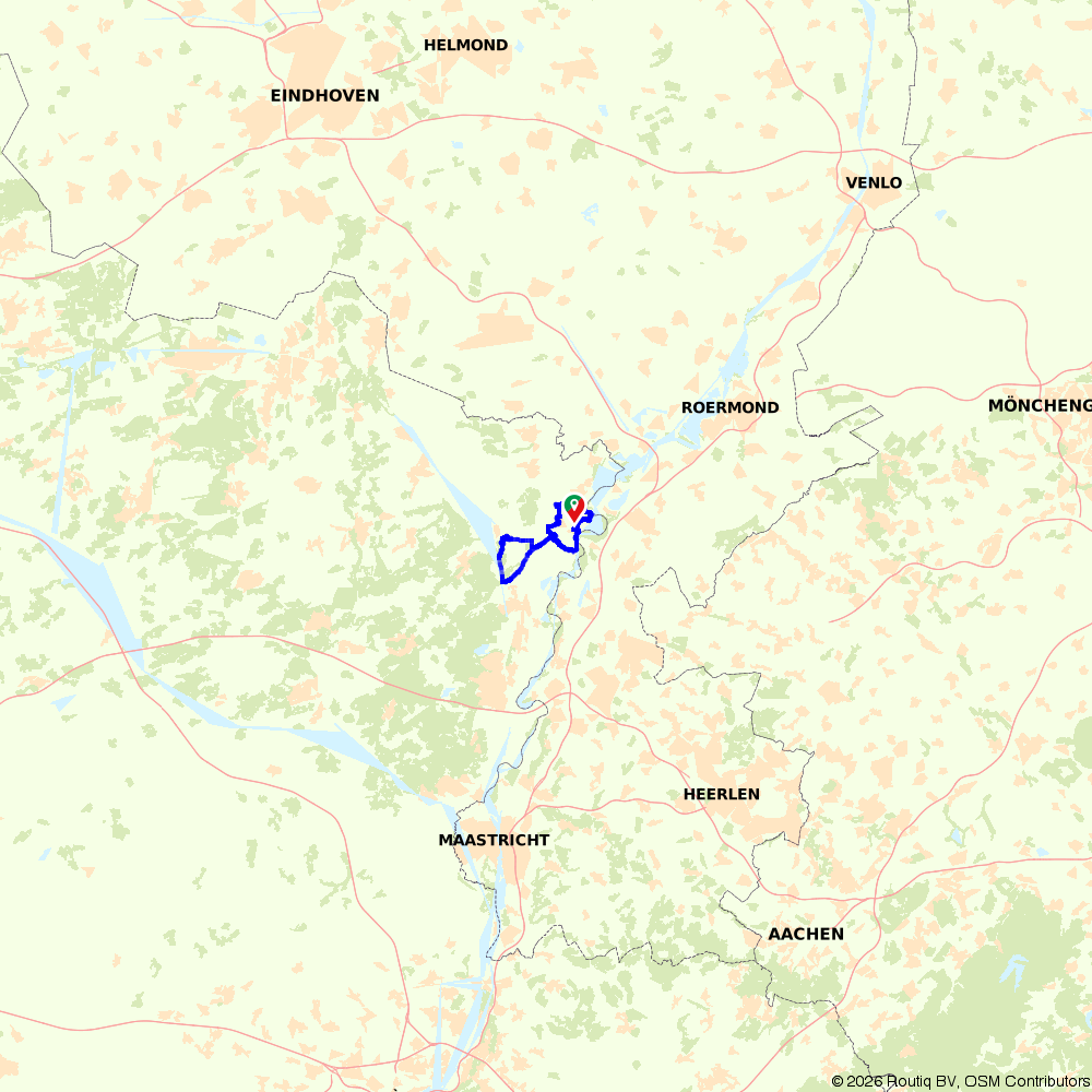 The green and rural surroundings of Maaseik - Maaseik - Cycling route ...