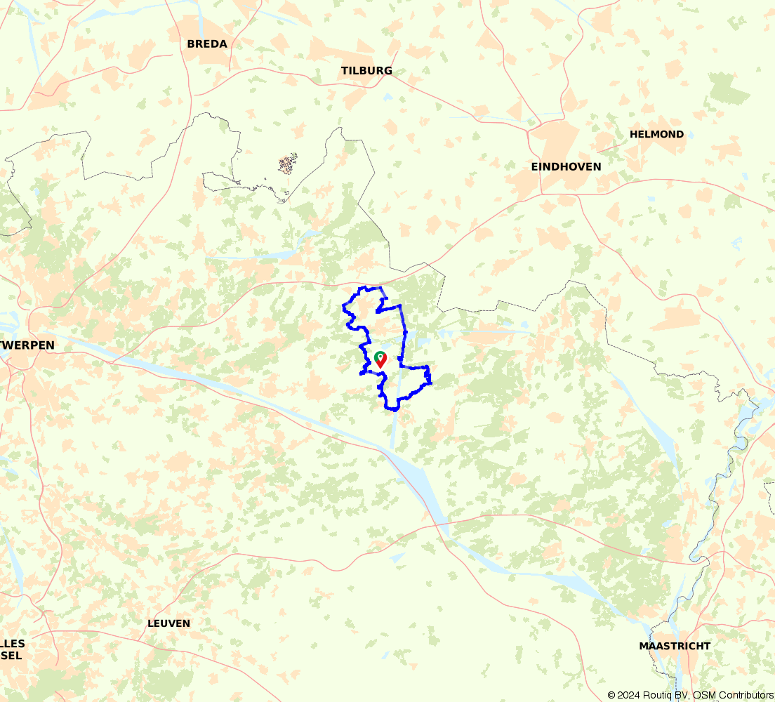 Discover the Kempen along lakes and dunes - Mol - Cycling route | Route.nl