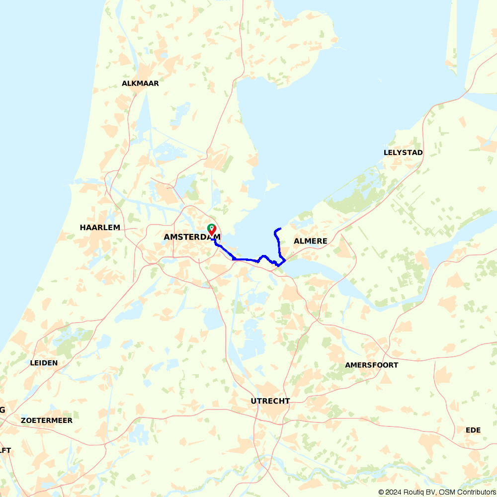 amsterdam almere - Amsterdam - Fietsroute | Route.nl