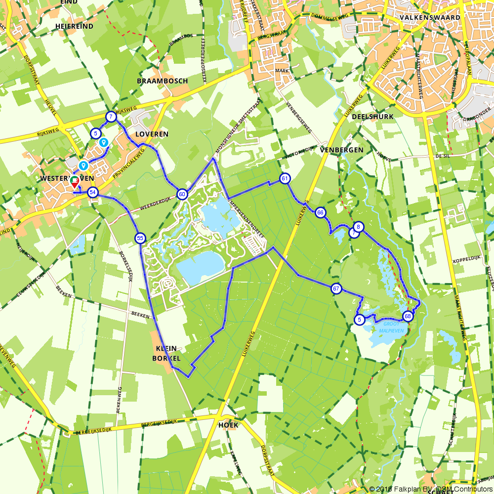 Discover the peat bogs of the Malpie - Bergeijk - Hiking route | Route.nl