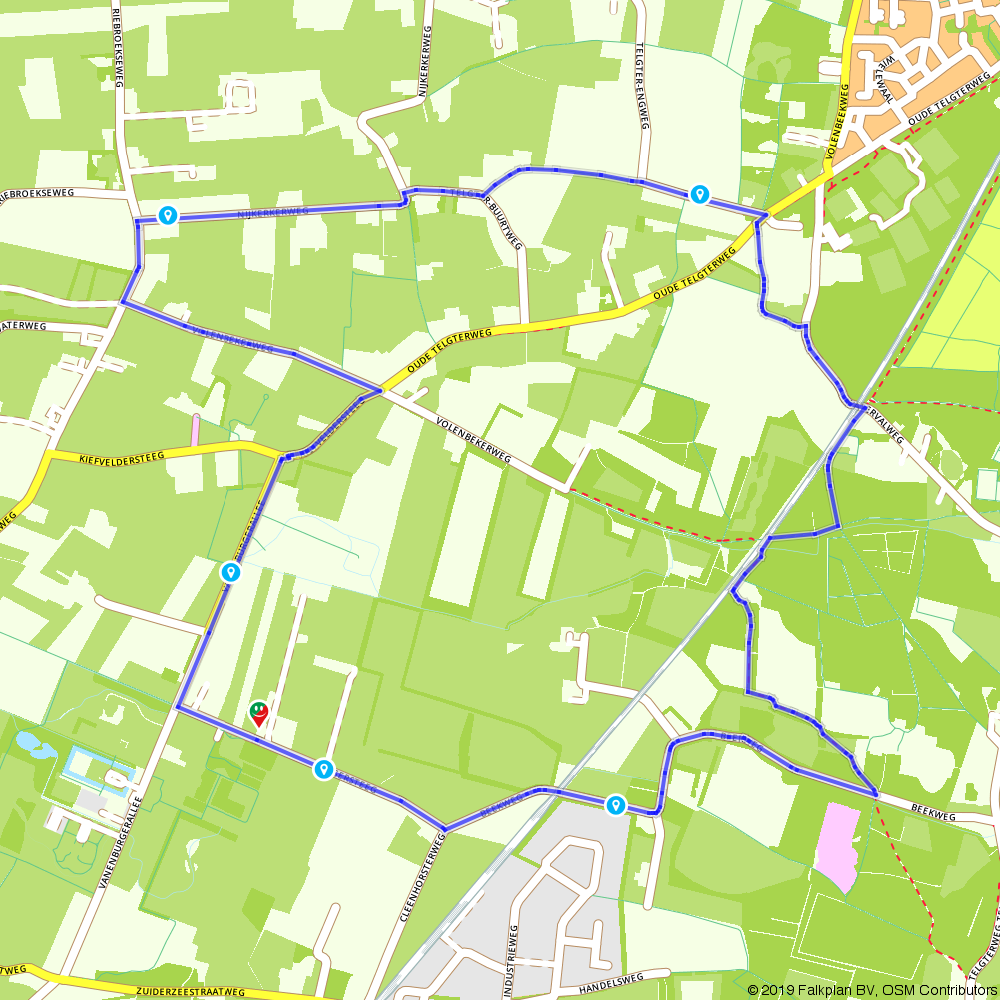 Castle De Vanenburg, a beautiful walk - Putten - Hiking route | Route.nl