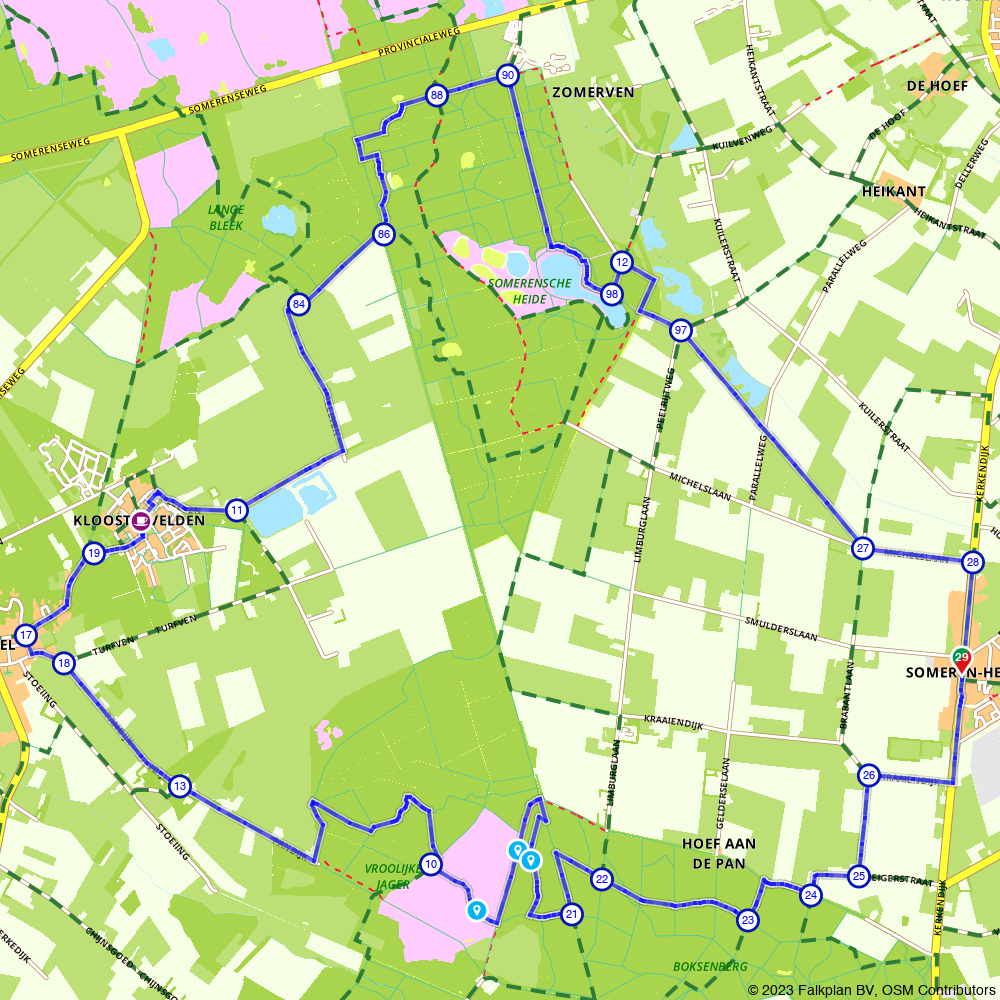 Walking around Someren-Heide - Someren - Hiking route | Route.nl