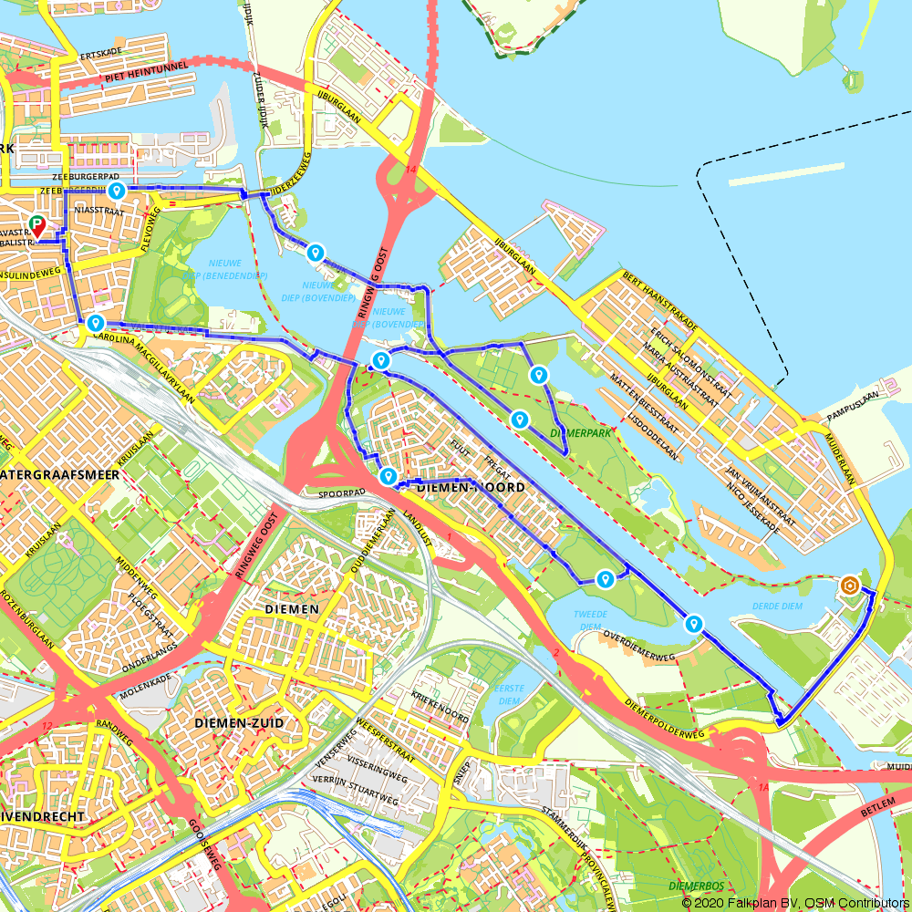 A walk full of natural beauty through Amsterdam East - Amsterdam ...