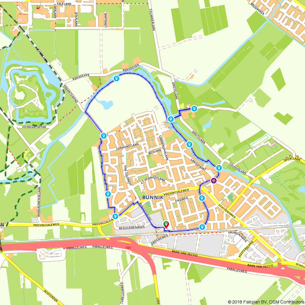Beautiful Bunnik - Bunnik - Hiking route | Route.nl