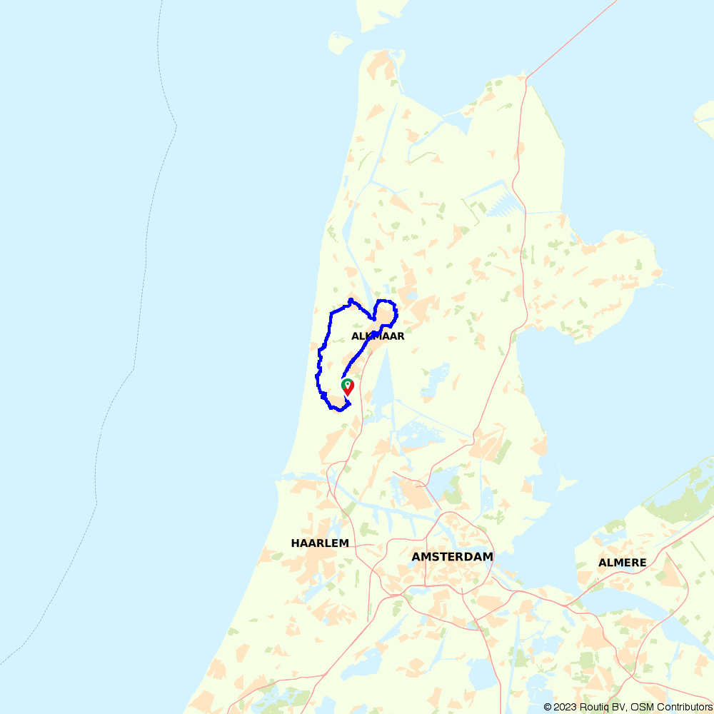 769139 From Limmen to Alkmaar, Bergen and back via Egmond