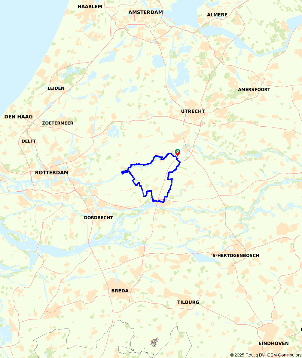 Cycling through a typical Dutch landscape - Vijfheerenlanden - Cycling ...