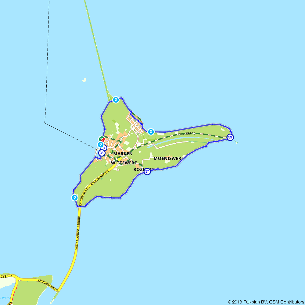 Wandelen rondom Marken - Waterland - Wandelroute | Route.nl