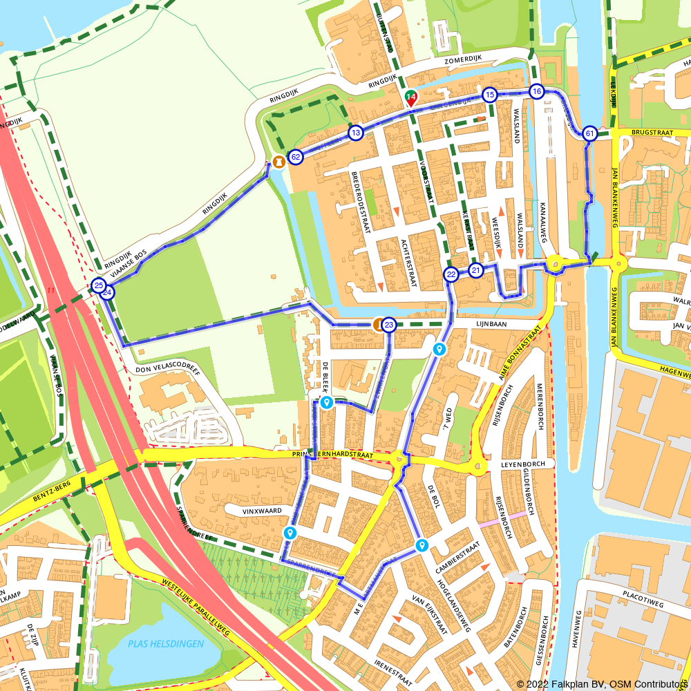Wandelen door Vianen - Vijfheerenlanden - Wandelroute | Route.nl