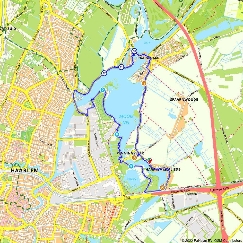 774460 Walking through Spaarndam and along Beautiful Nel