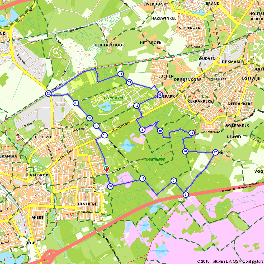 Nature walk Molenheide / Luchense Heide [Between Geldrop and Mierlo ...
