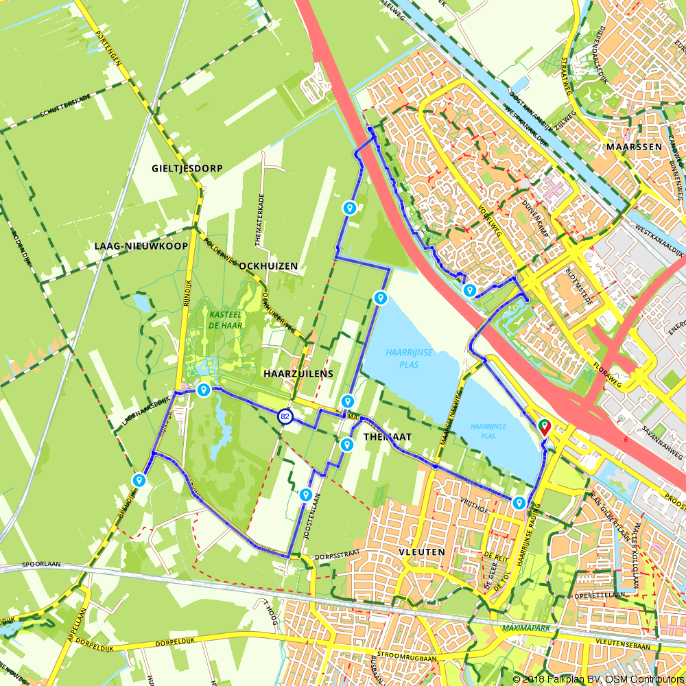 Rondje Vleuten - Utrecht - Wandelroute | Route.nl