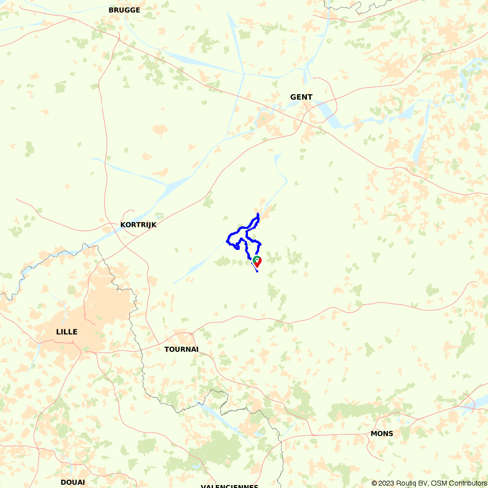 Ronse-bergem-oudenaarde-Ronse - Ronse - Cycling route | Route.nl