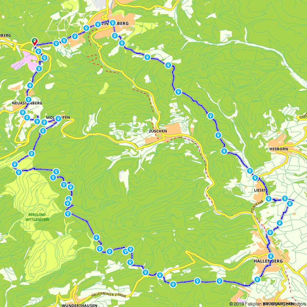 Panorama Tour 11 - Winterberg - Fietsroute | Route.nl