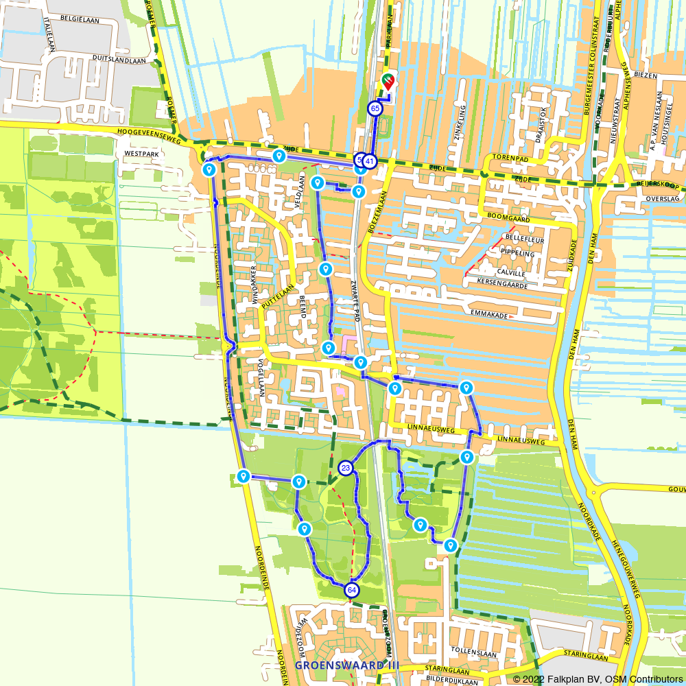 Walk Boskoop to Waddinxveen - Gouwebos - Alphen aan den Rijn - Hiking ...
