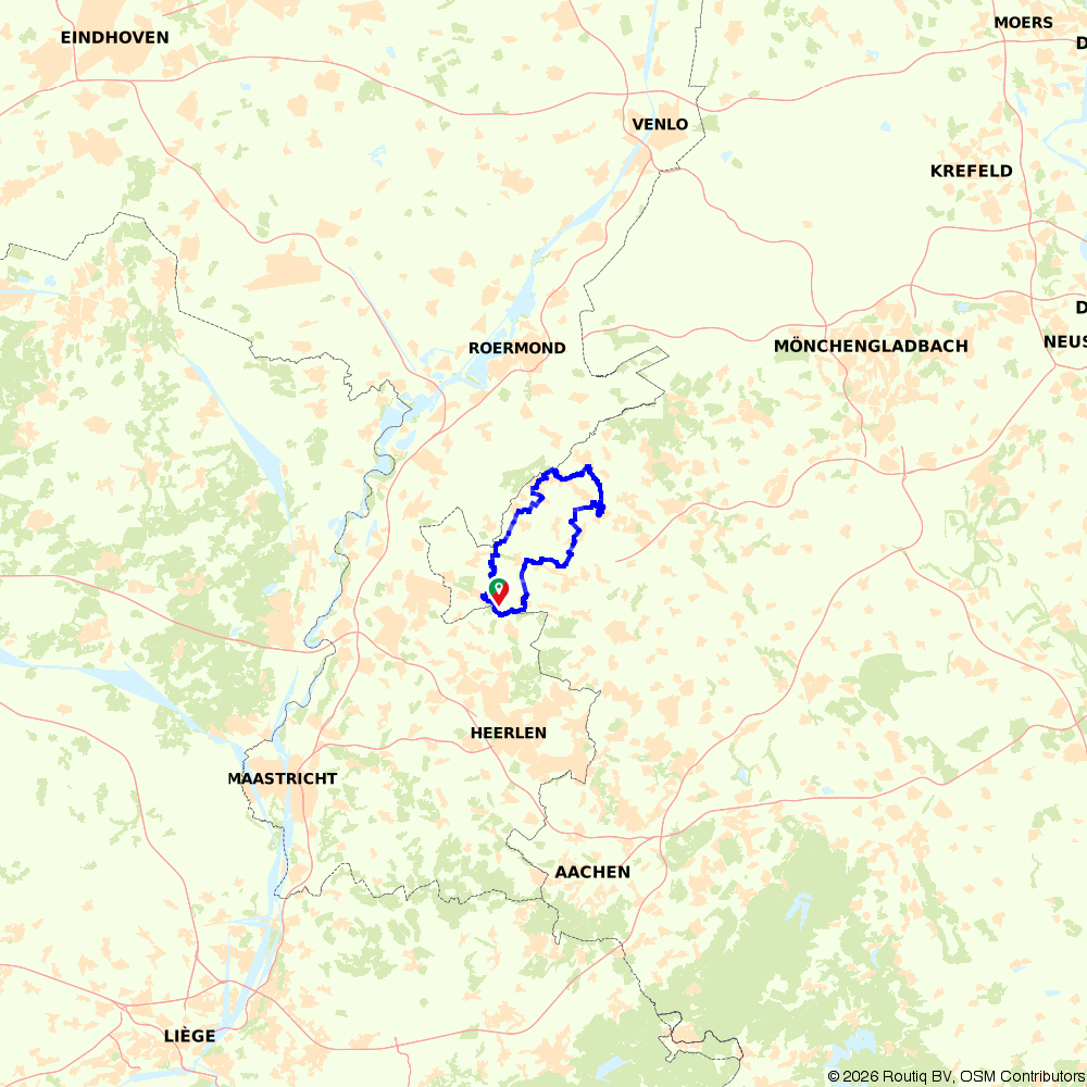 Doerade: tour of Germany from castle - Gangelt - Cycling route | Route.nl