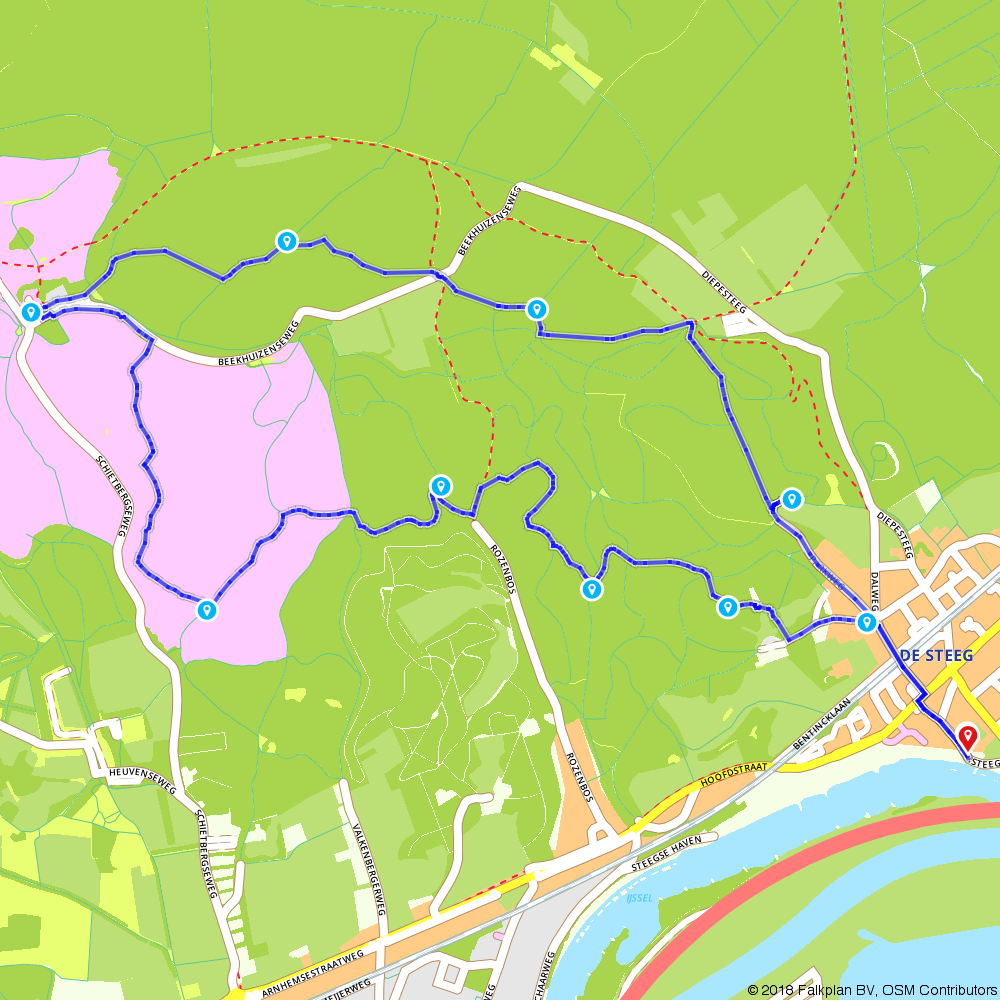 792818 route 8.9km from Camping de Eikenhof