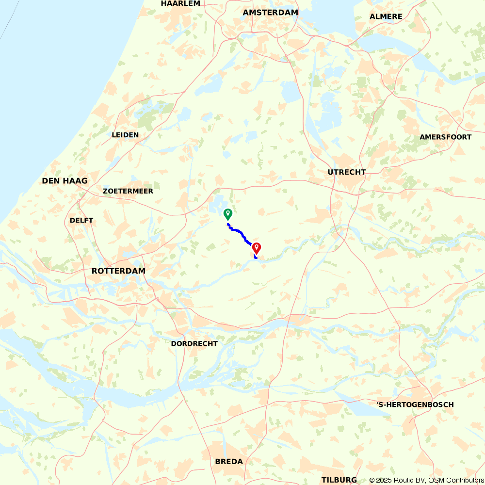 Routiq - 826399 Cycle route 826399 - Haastrecht-Vlist-Schoonhoven.