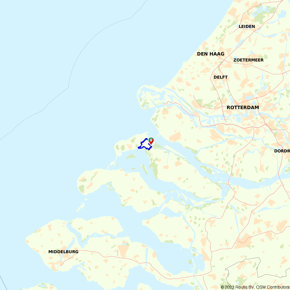 Routiq - 831304 Walking through the surroundings of Stellendam