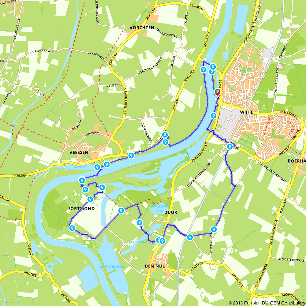 Rondje Wijhe / Weessen / two ferries walking tour - Olst-Wijhe - Hiking ...