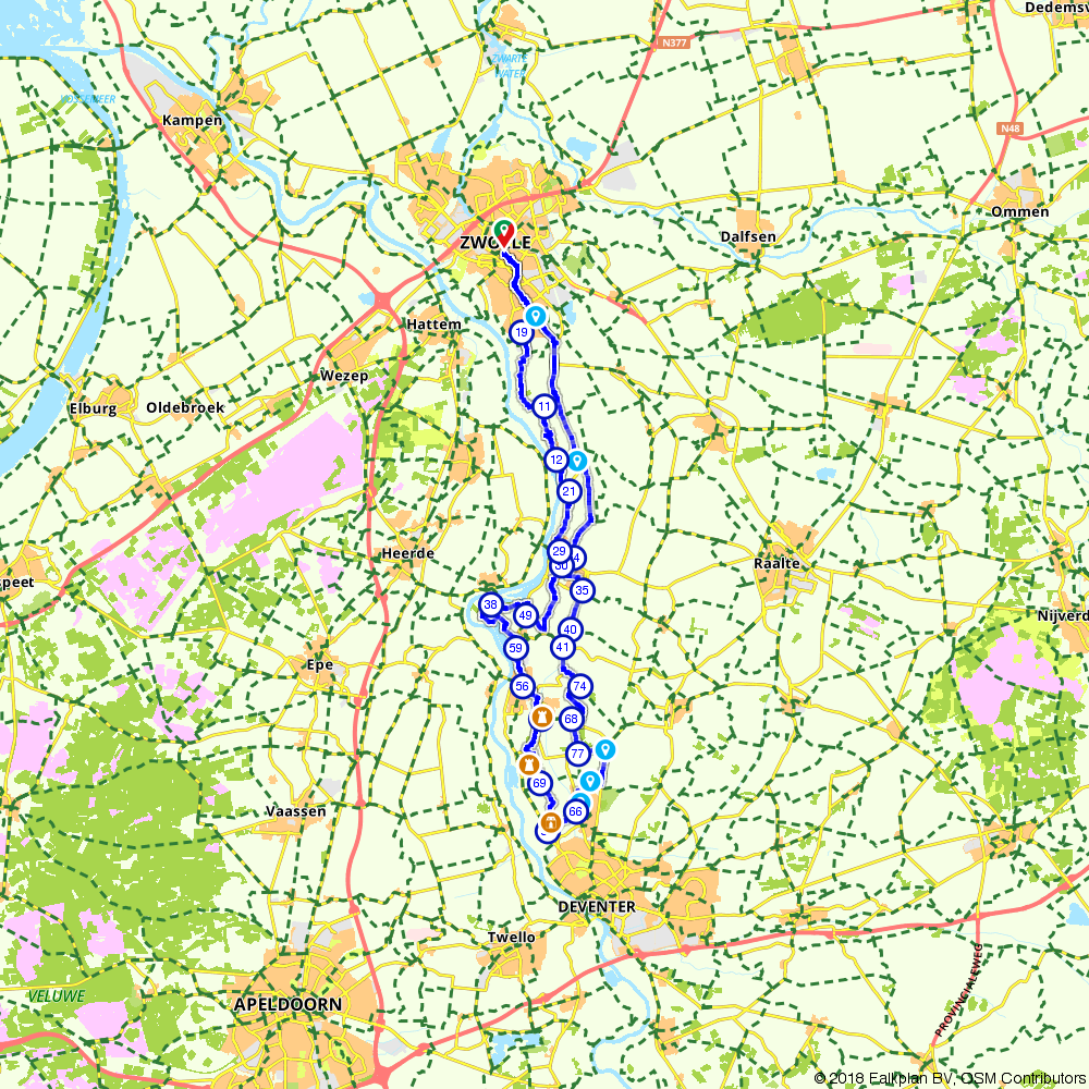838528 Cycling route IJssel