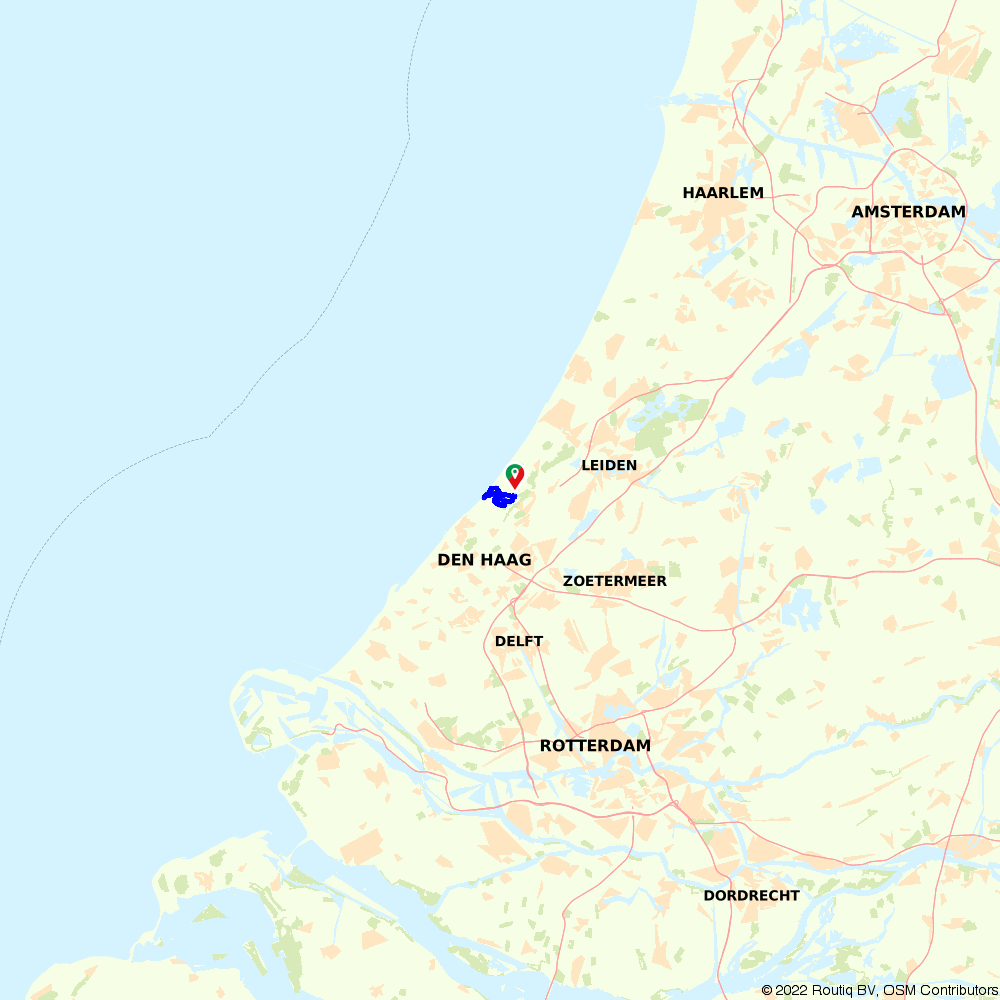 Round Wassenaar 12 km jvz - Wassenaar - Hiking route | Route.nl