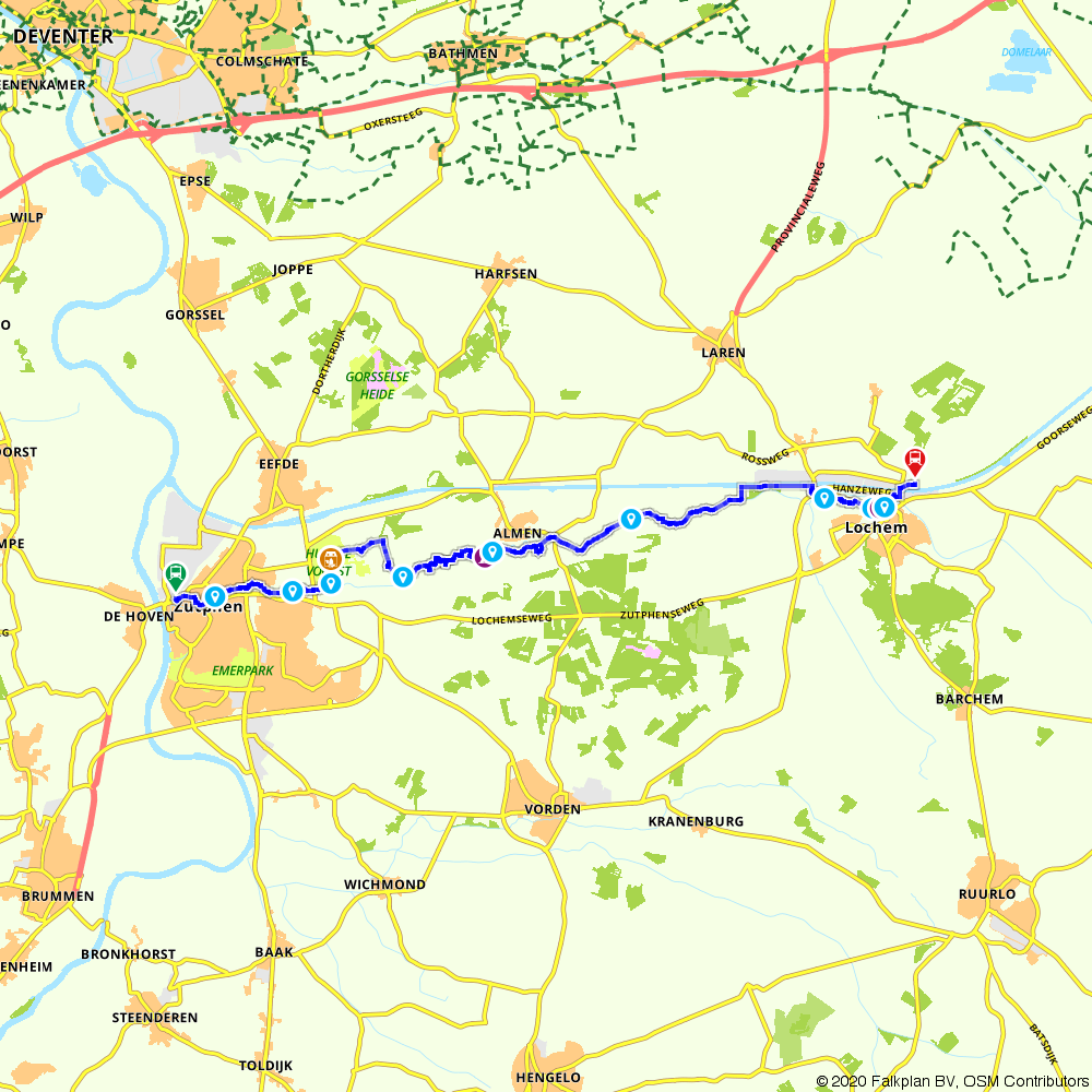 Train walking Zutphen-Lochem via Huis De Voorst - Zutphen - Hiking ...