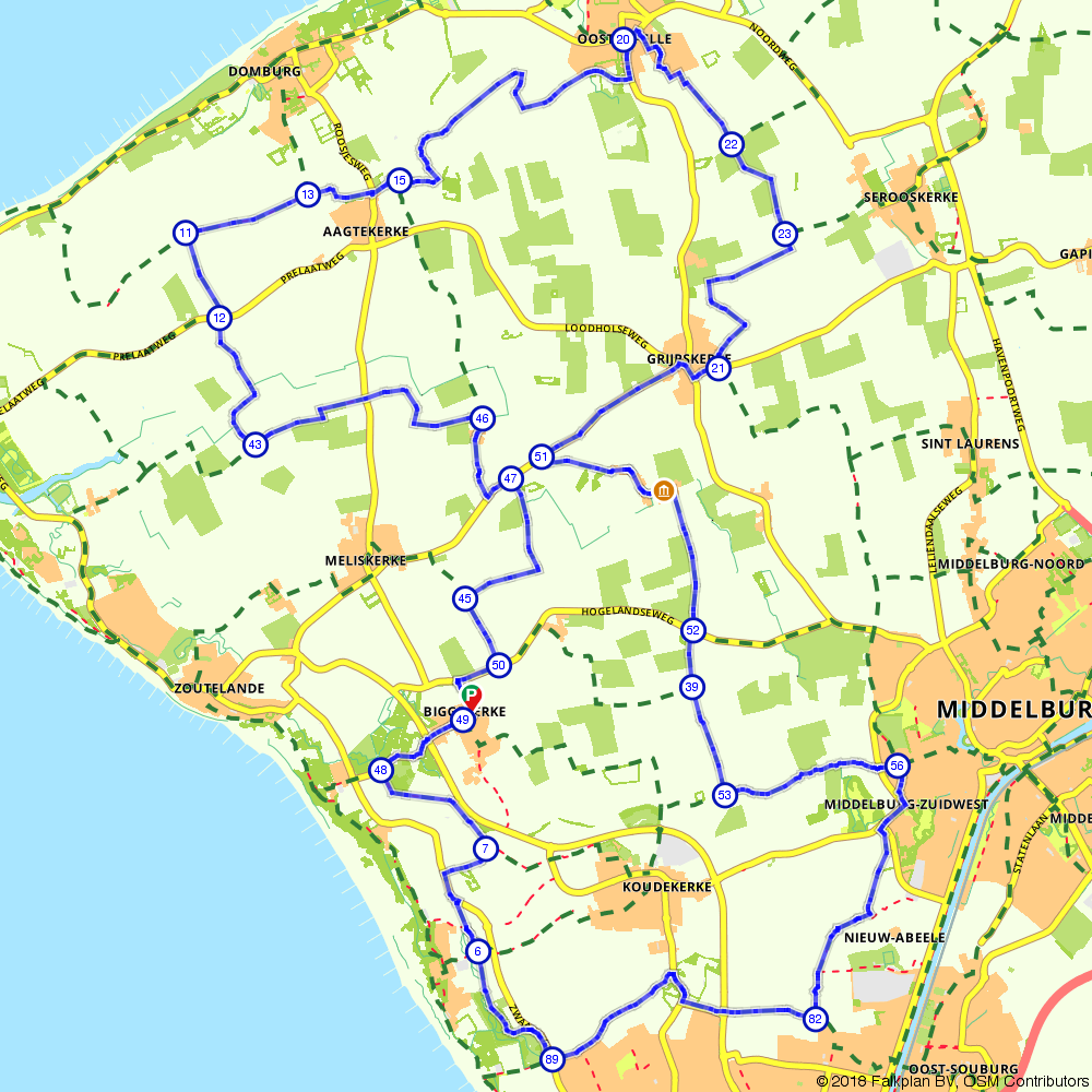Verken de boerenweggetjes van Zeeland - Veere - Fietsroute | Route.nl