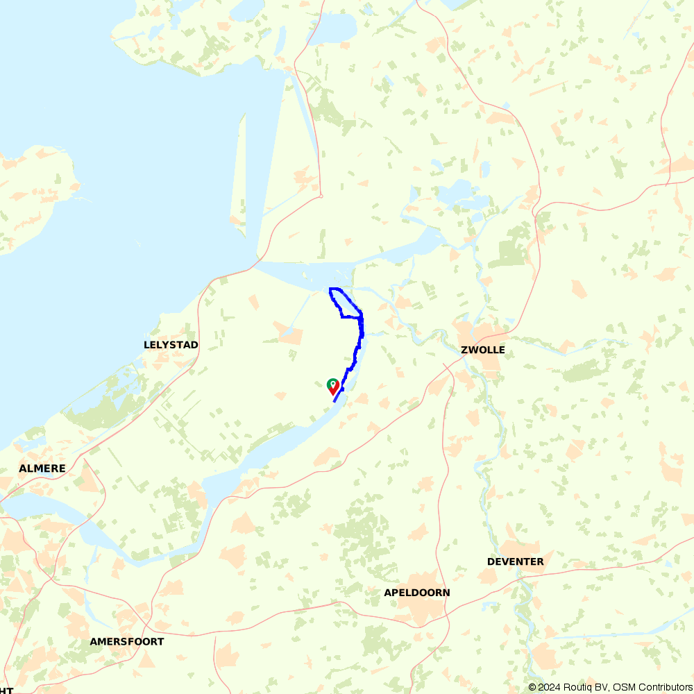 860219 East of Dronten along the water through the forest.