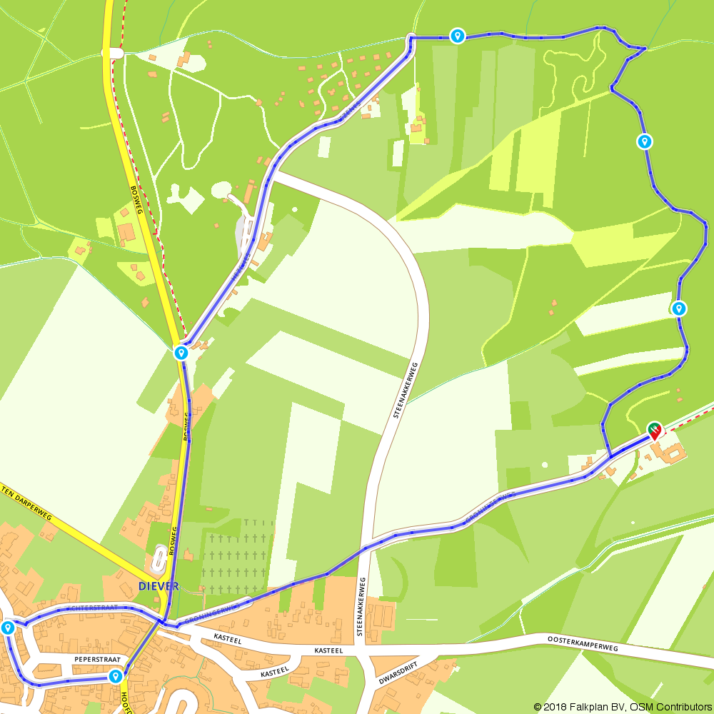 Shakespeare route shortened - Westerveld - Hiking route | Route.nl