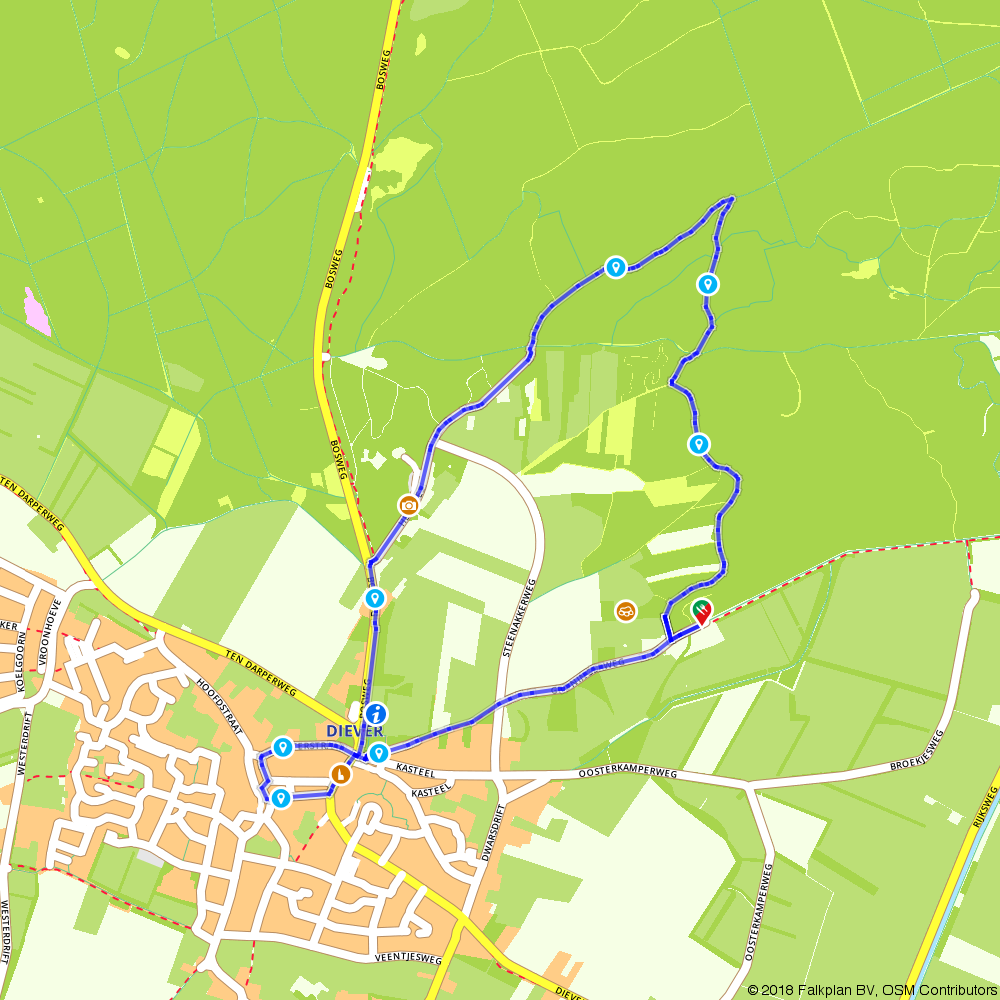 Shakespeare route - Westerveld - Hiking route | Route.nl