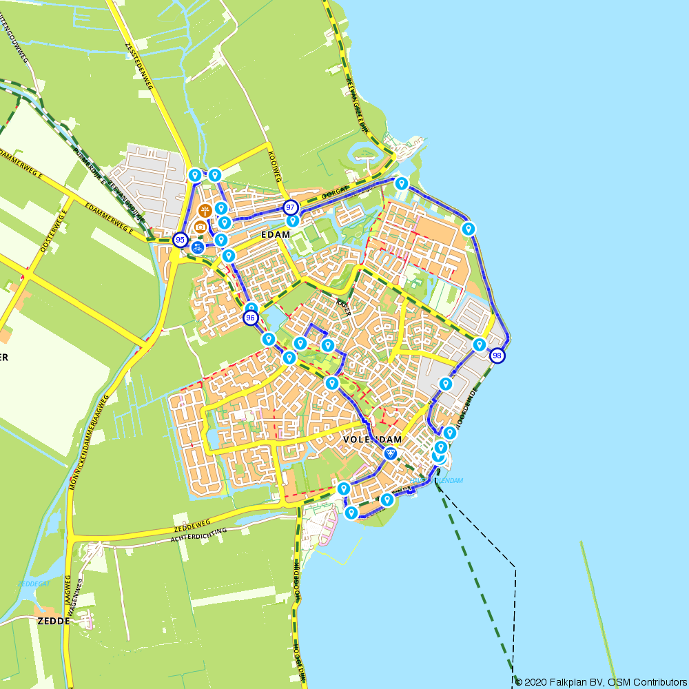 Volendam, Edam cycle route with special photo stops - Edam-Volendam ...