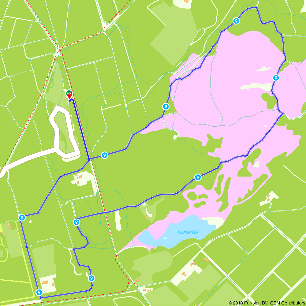 Stulp and Castle garden - Baarn - Hiking route | Route.nl