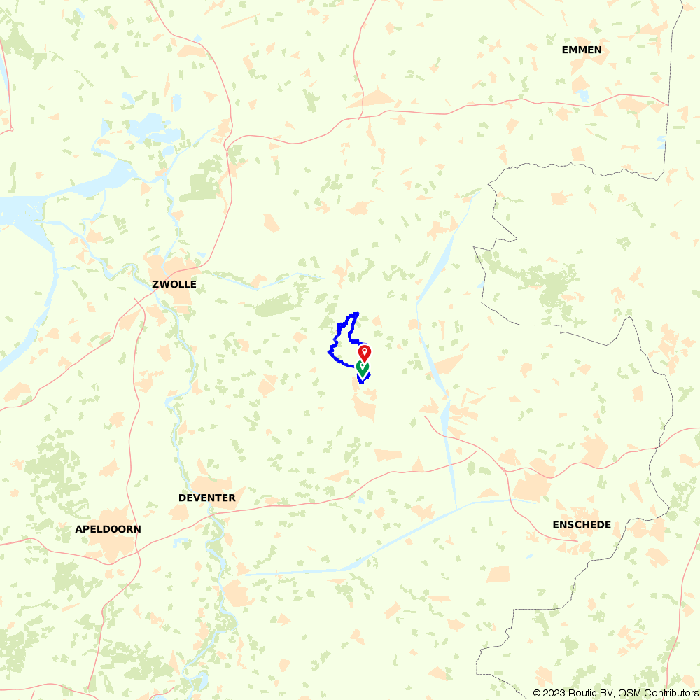 Rondje Regge Hulsen Hellendoorn - Hellendoorn - Fietsroute | Route.nl