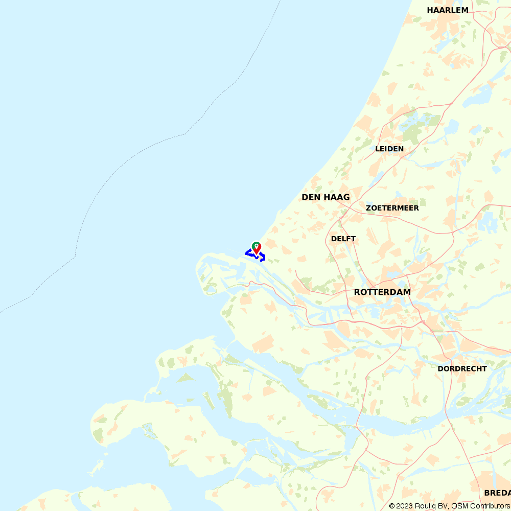 Routiq - 910510 Wandelroute Kindertransport Monument Hoek van Holland