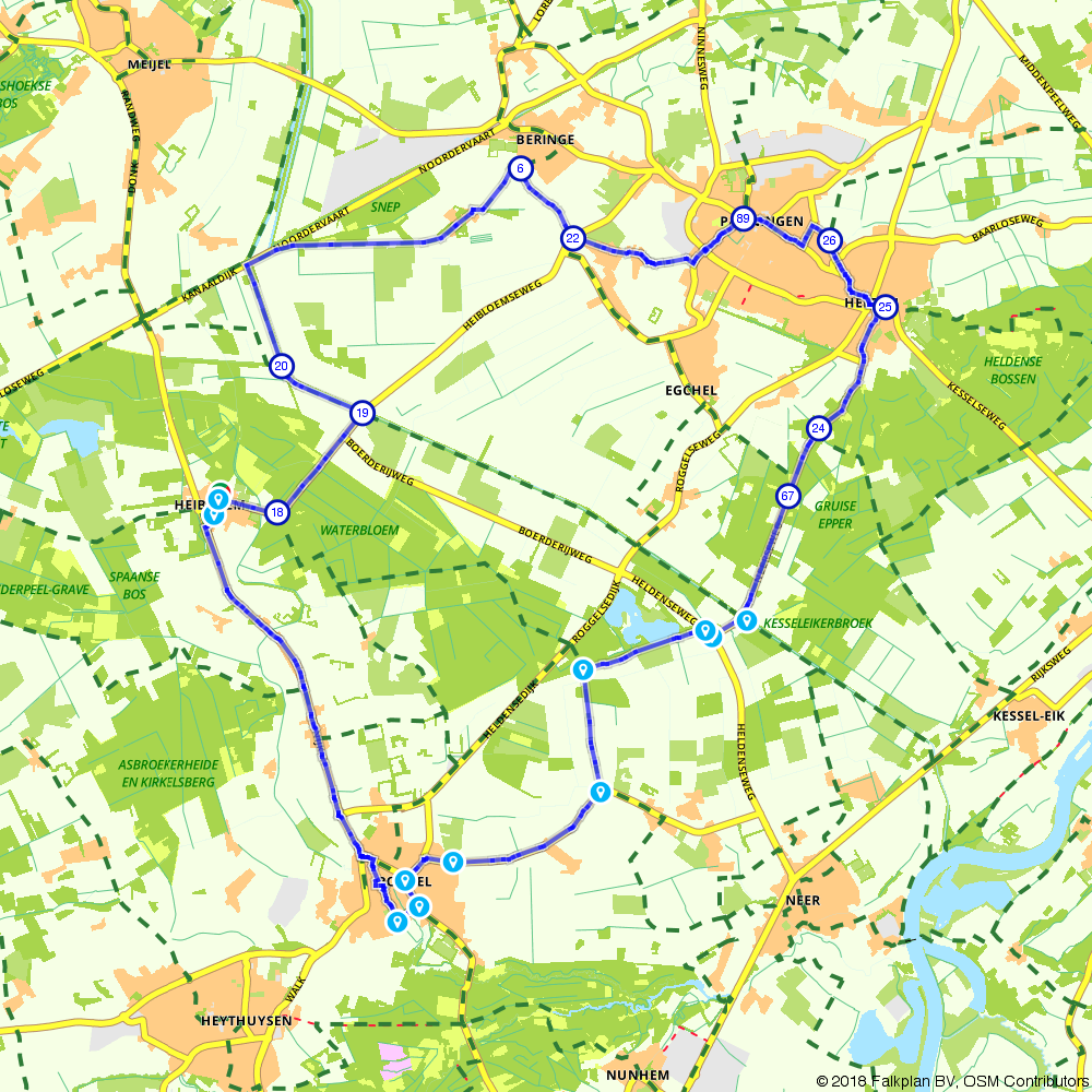 Routiq - 925227 Rondje heibloem beringe helden neer