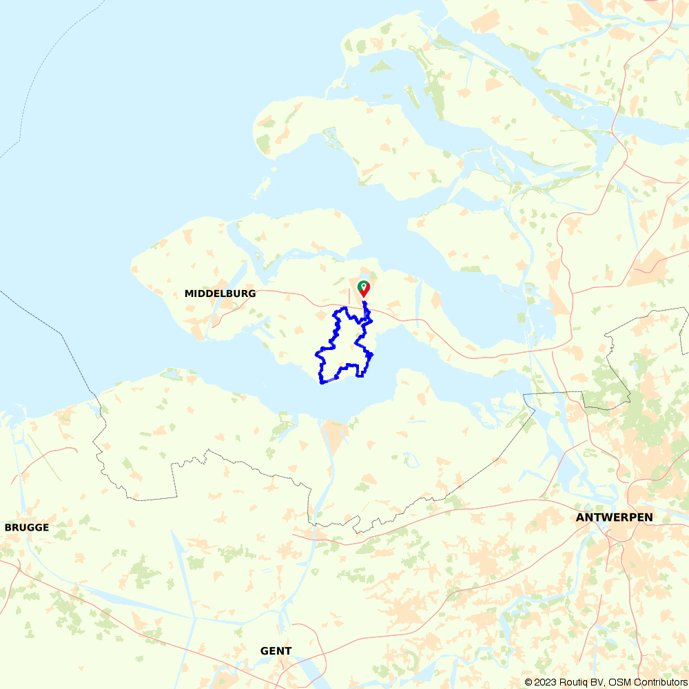 Blumendeiche durch den Zak van Zuid-Beveland - Goes - Fahrradroute ...